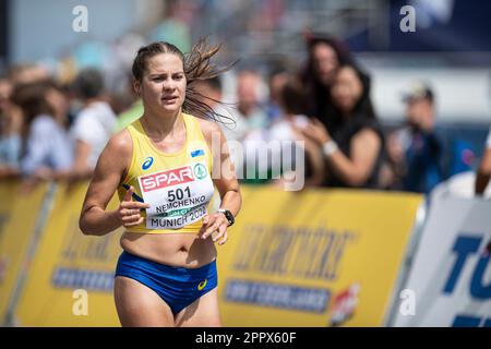 Maryna NEMCHENKO participating in the Marathon of the European ...