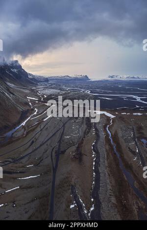 A picturesque river during wintertime in Zazriva, Slovakia Stock Photo ...