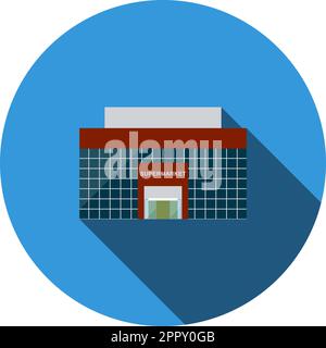 Supermarket food flat design long shadow glyph icons set Stock Vector ...