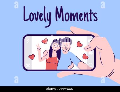 Person Holding I Love Me Sign, Self-Love or Selflove Concept , Vector ...