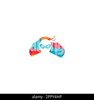 Ninja cloud sky vector logo design Stock Vector Image & Art - Alamy