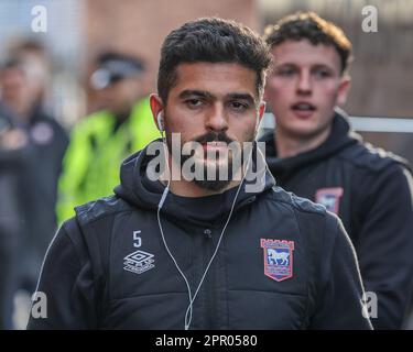 Sam Morsy of Ipswich Town arrives ahead of the match, during the Sky ...