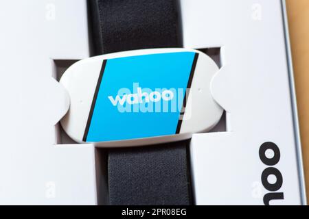 Wahoo tickr heart rate monitor Stock Photo - Alamy