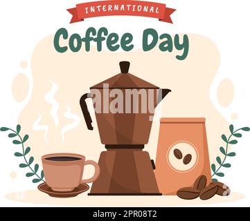 international coffee day Stock Vector Image & Art - Alamy