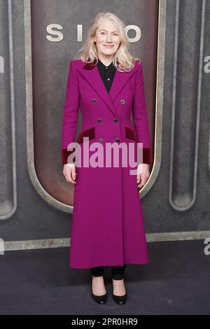 Geraldine James attends the global premiere of Silo, at Battersea Power ...