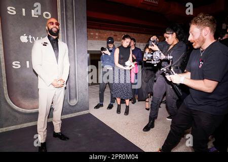 Actor and rapper Common arrives to attend the premiere of Silo, in ...