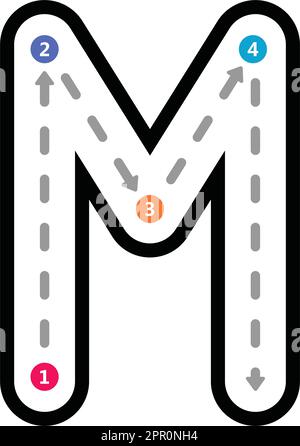 Bubble Letter Capital M