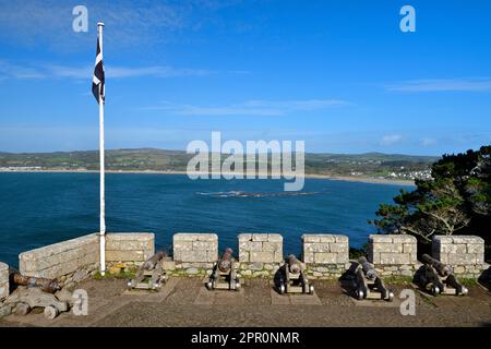 Sunny Saint Michael's Mount in Cornwall Stock Photo - Alamy