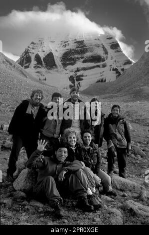 The North face of MOUNT KAILASH (6638 Meters), the most sacred ...