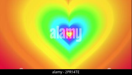 Image of colourful and multiple heart shapes Stock Photo - Alamy