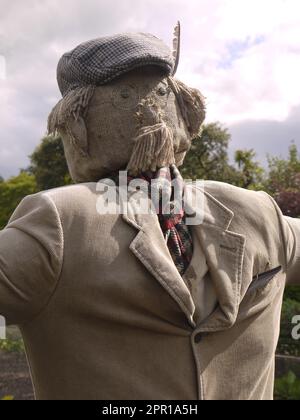 Diggory, the scarecrow in the Kitchen Garden at the Lost Gardens of ...