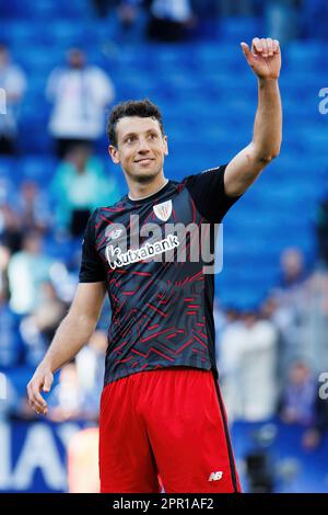 Mikel Vesga of Athletic Club de Bilbao at the end of the match during ...