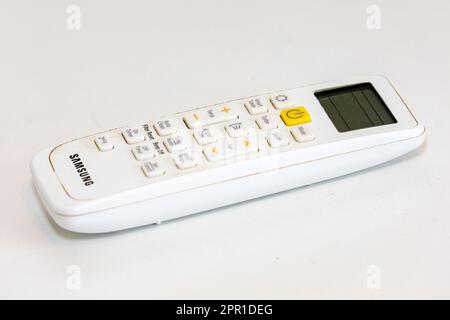Samsung air conditioning remote control Stock Photo - Alamy