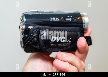 Sony HD Slim portable camcorder camera. vintage camera Stock Photo - Alamy