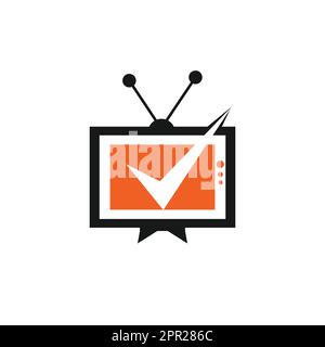 Television check logo vector design template Stock Vector Image & Art ...