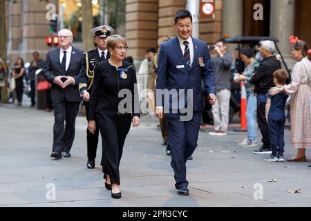 NSW Governor Margaret Beazley arrives for the opening of the 57th ...