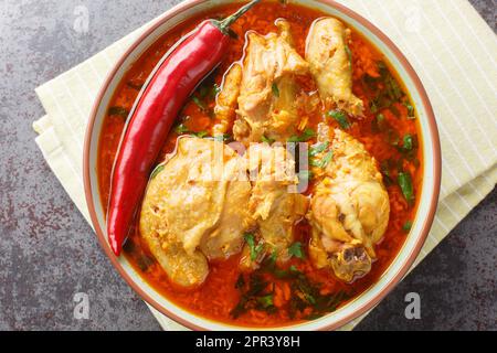 Chicken curry a Maharashtrian dish is made with aromatic Malvani spices ...