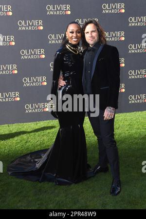Beverley Knight and husband James O'Keefe Leaving Annabel's private ...