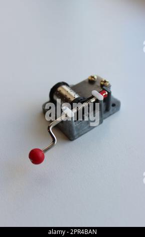Mechanism Of Hand Crank Music Box Detailed Stock Photo Stock Photo - Alamy