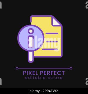 Information retrieval logo design with editable slogan. Branding book ...