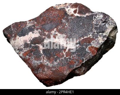 Sedimentary rock : Breccia Stock Photo - Alamy