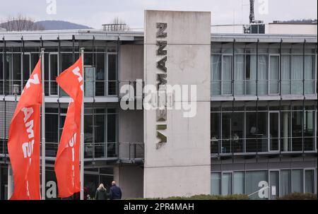 26 April 2023, Hesse, Allendorf (Eder): An exterior shot of the ...
