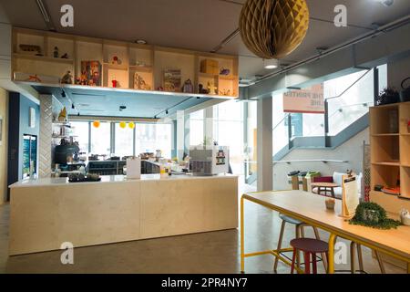 Interior gallery room inside The Wilson Art Gallery and Museum ...