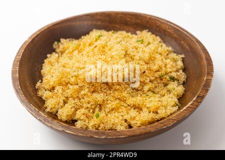 Seasoned flying fish roe on white background Stock Photo - Alamy