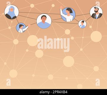 Business people connecting to each other together isolated ...