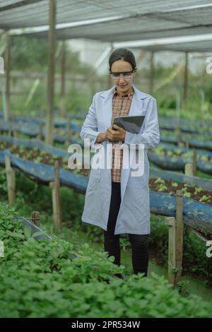 To assess the efficiency of modern greenhouse farming management ...