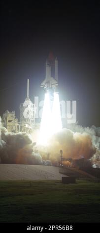 The Space Shuttle Main Engine (SSME) undergoes maintenance and ...