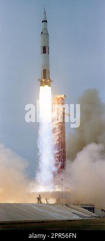 Apollo 6 launched from NASA's Kennedy Space Center on 4 April 1968 ...
