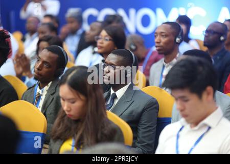 (230426) -- DAR ES SALAAM, April 26, 2023 (Xinhua) -- Fortunatus Mhambe ...