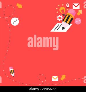 Writing On Paper With Pencil Current Ideas. Taking Notes From Recent ...