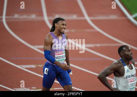 Alex Haydock-Wilson participating in the 400 meters of the European ...