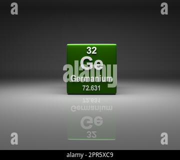 Germanium chemical element periodic table science symbol Stock Photo ...