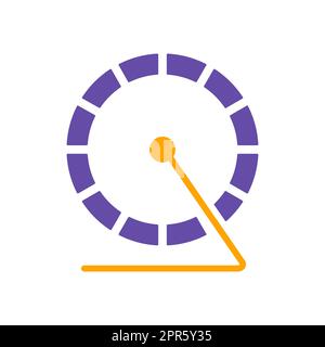 Hamster wheel vector icon. Pet animal sign. Graph symbol for pet and ...