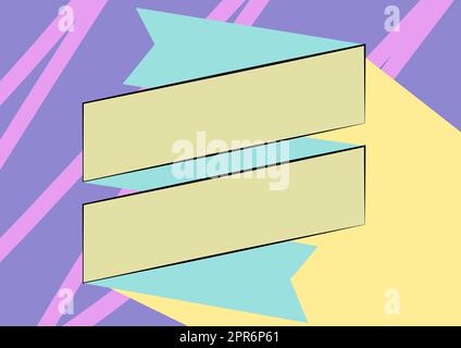 Folded Paper Sash Drawing In Zigzag Pattern Stock Photo - Alamy