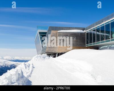 Norway, Vestland - Loen Skylift Cable Car at the Mount Hoven Stock Photo - Alamy