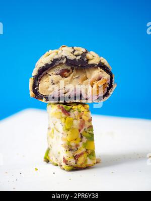 Traditional Turkish Delight pictured in studio Stock Photo - Alamy