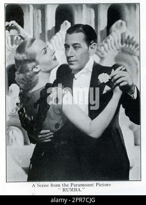 GEORGE RAFT and CAROLE LOMBARD in RUMBA 1935 director MARION GERING ...