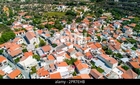 Aerial Lania village, Limassol, Cyprus Stock Photo - Alamy