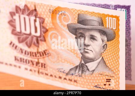 Old Danish krone a business background Stock Photo - Alamy
