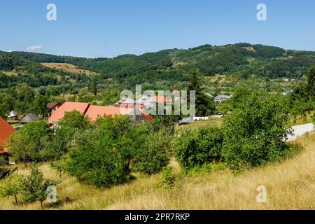 The village of Barsani in Maramures Romania Stock Photo - Alamy