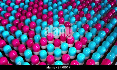 Medical pills. Computer generated 3d render Stock Photo - Alamy