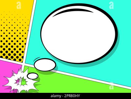 Oval Blank Chat Box With Representing Connecting Through Social Media ...