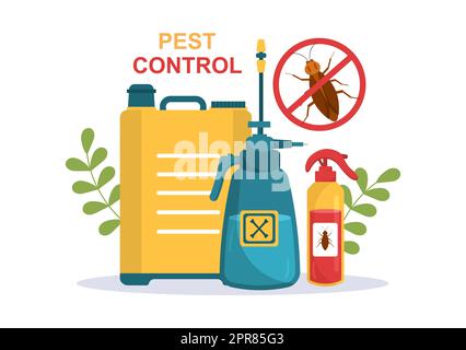 Pest Control Service with Exterminator of Insects, Sprays and House ...