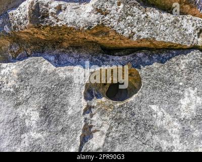 Texture pattern of Tulum ruins Mayan site temple pyramids Mexico Stock ...