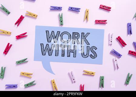 Teamwork Bubble Showing Working Together And Unity Stock Photo - Alamy