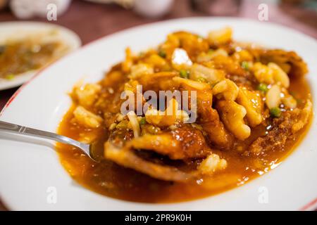 Chinese cuisine squirrel fish with sweet sauce Stock Photo - Alamy